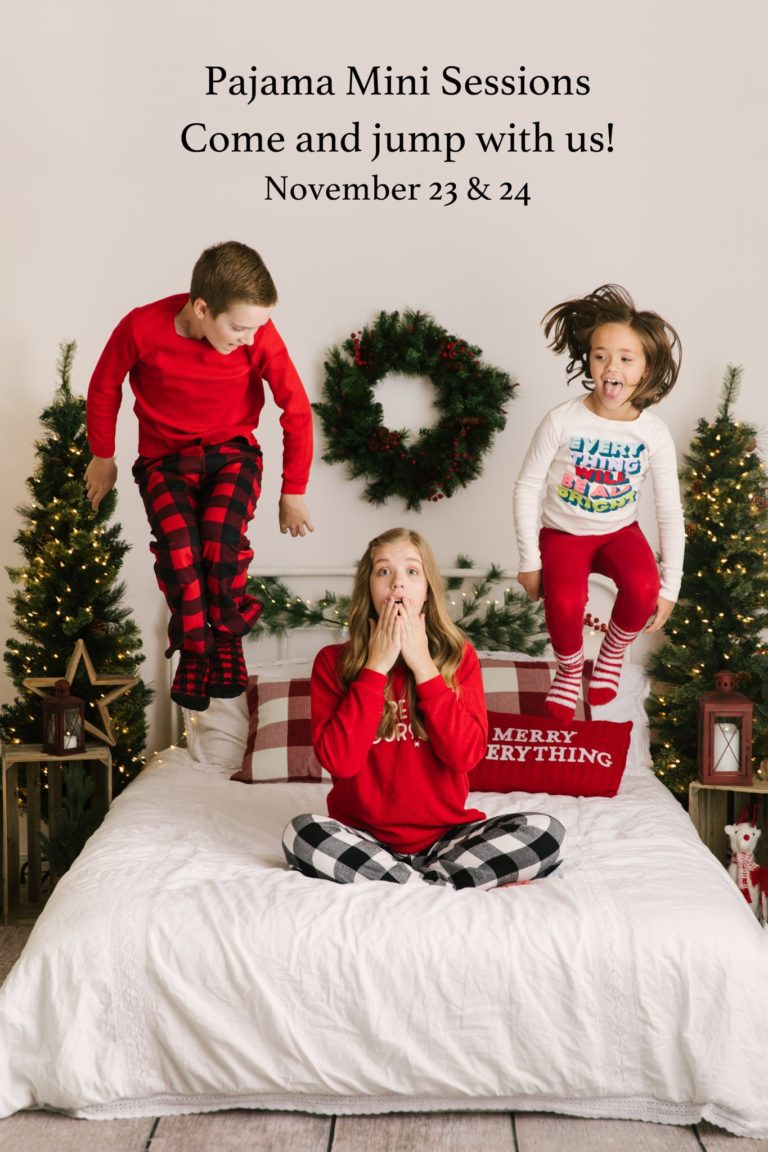 Holiday Pajama Bed Mini Session, Morrisville NC - Tonya Hurter Photography