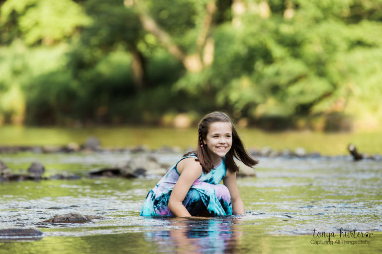 Creek Photo Session, Raleigh NC - Tonya Hurter Photography